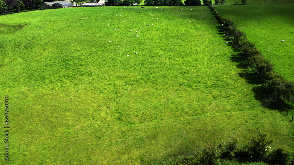 Aerial Photograph of Burwen Castle Roman Fort which is a registered ...
