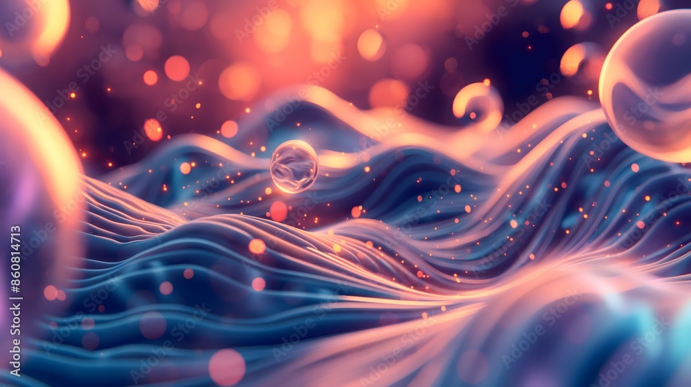 7. Generate a kinetic abstract environment with cascading layers of ...