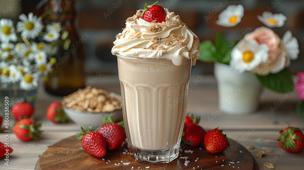 Classic vanilla milkshake, Creamy vanilla shake, Homemade vanilla milkshake, Thick vanilla shake ...