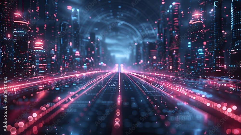 Visualize the future with concept illustrations of 6G technology ...