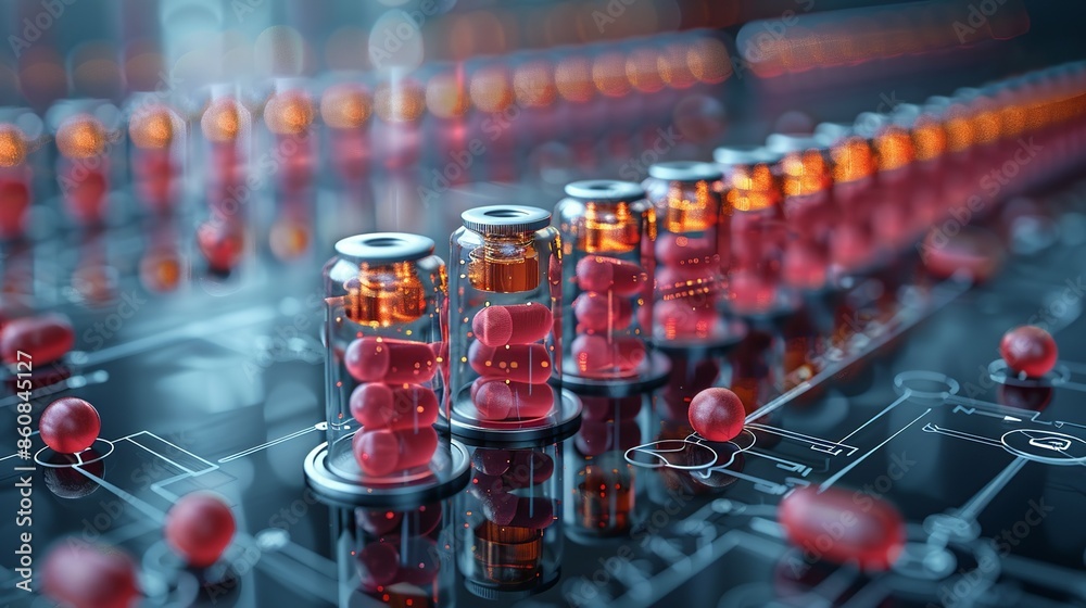 Showcase drug development processes with diagrams illustrating clinical ...