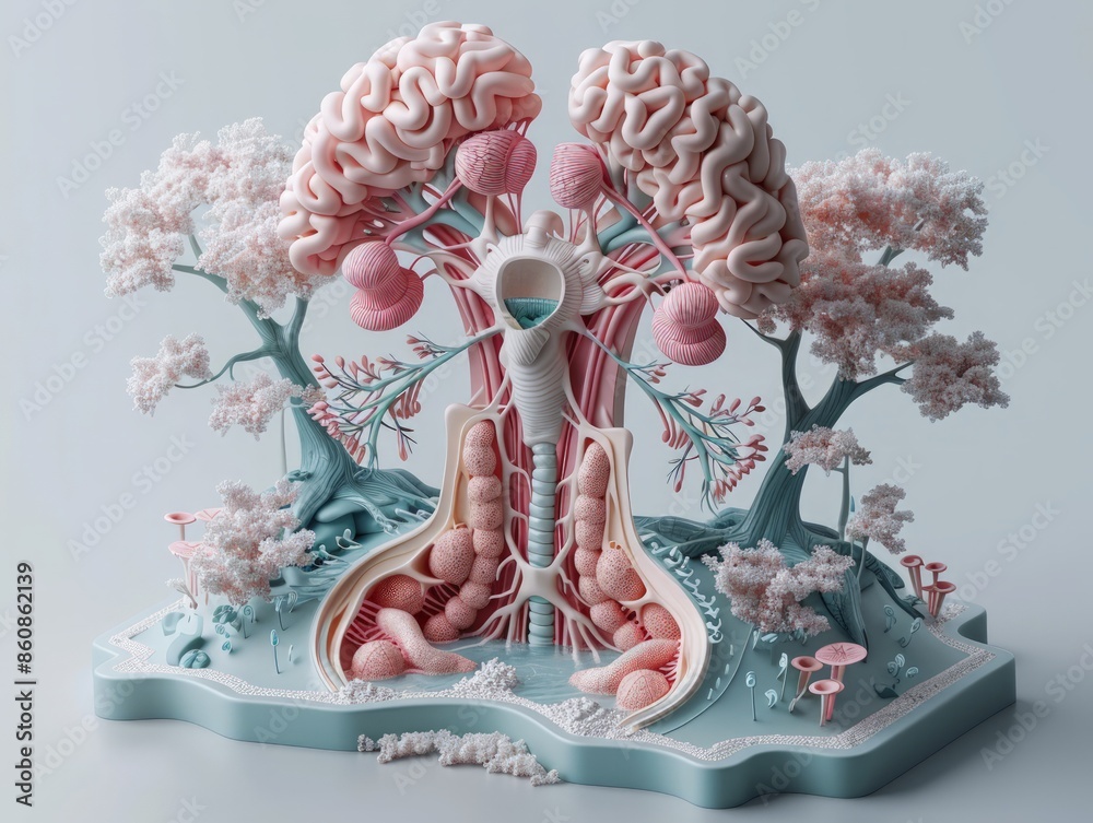 the human reproductive system, showing male and female reproductive ...