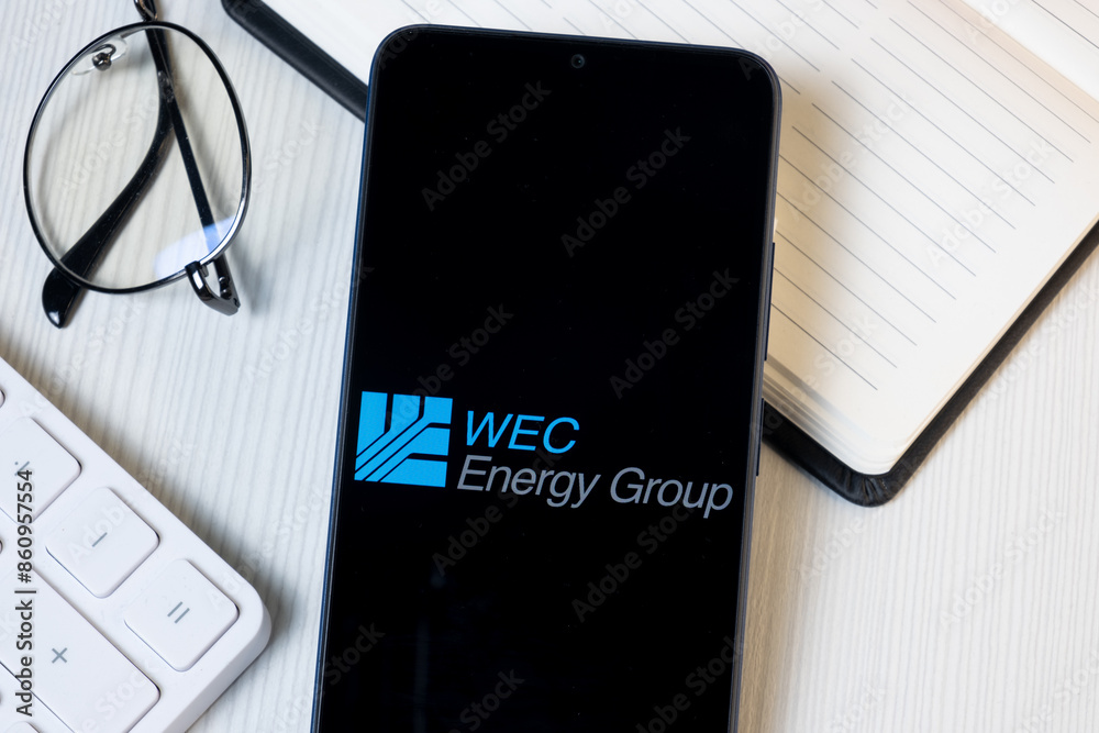New York, USA - 21 June 2024: WEC Energy Group Logo on Phone Screen ...