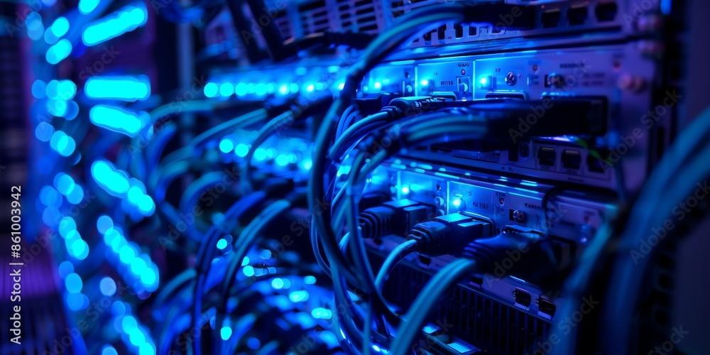 wallpaper server room data center cable LAN UTP, RJ45, cable optic ...