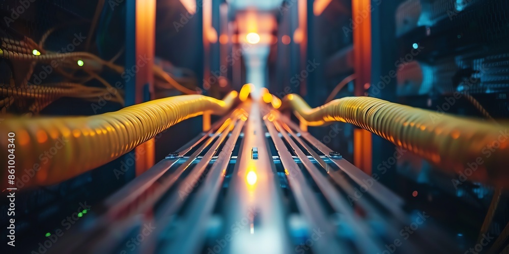 wallpaper server room data center cable LAN UTP, RJ45, cable optic ...