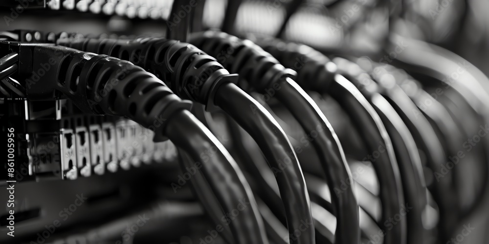 wallpaper server room data center cable LAN UTP, RJ45, cable optic ...