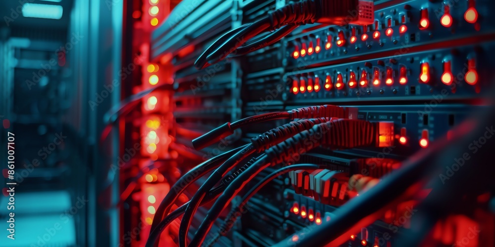 wallpaper server room data center cable LAN UTP, RJ45, cable optic ...