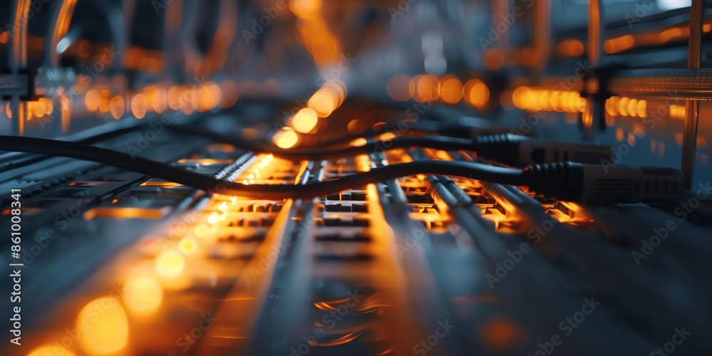 wallpaper server room data center cable LAN UTP, RJ45, cable optic ...