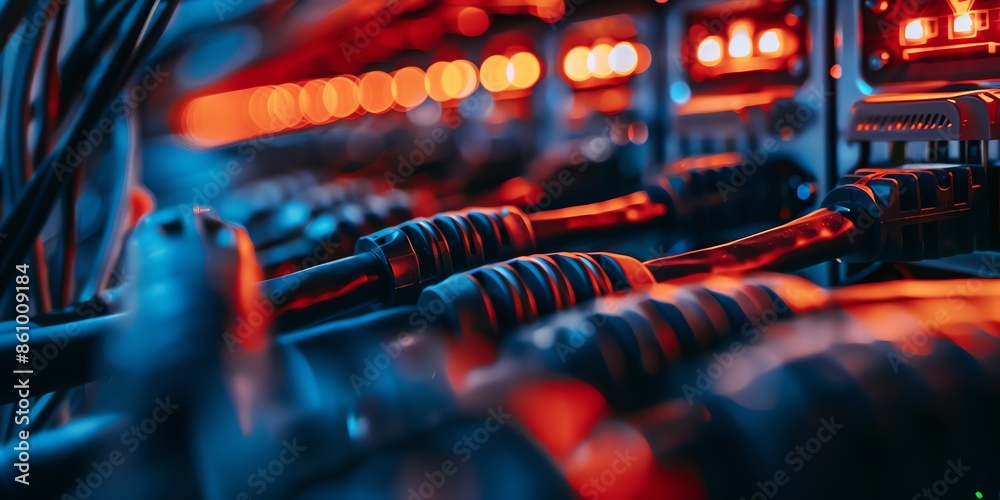 wallpaper server room data center cable LAN UTP, RJ45, cable optic ...