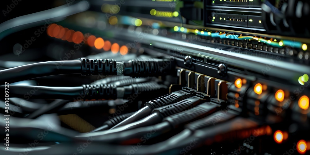 wallpaper server room data center cable LAN UTP, RJ45, cable optic ...