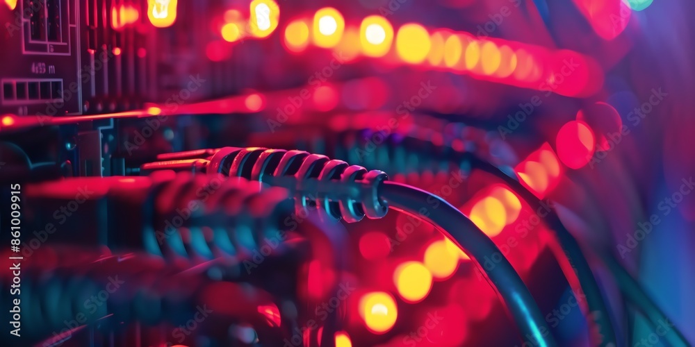 wallpaper server room data center cable LAN UTP, RJ45, cable optic ...