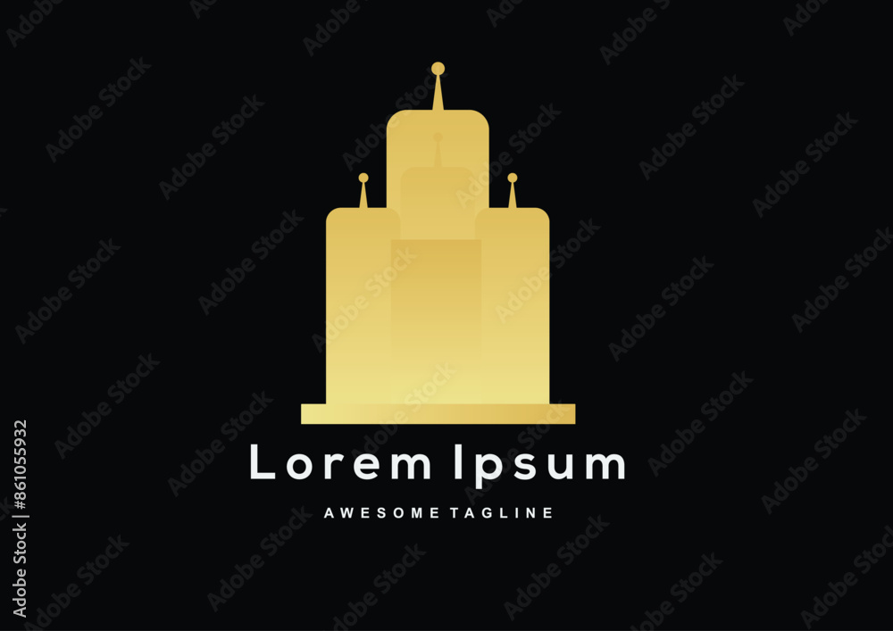 Luxury Real Estes gold color logo template,,luxury-real-estes-gold ...