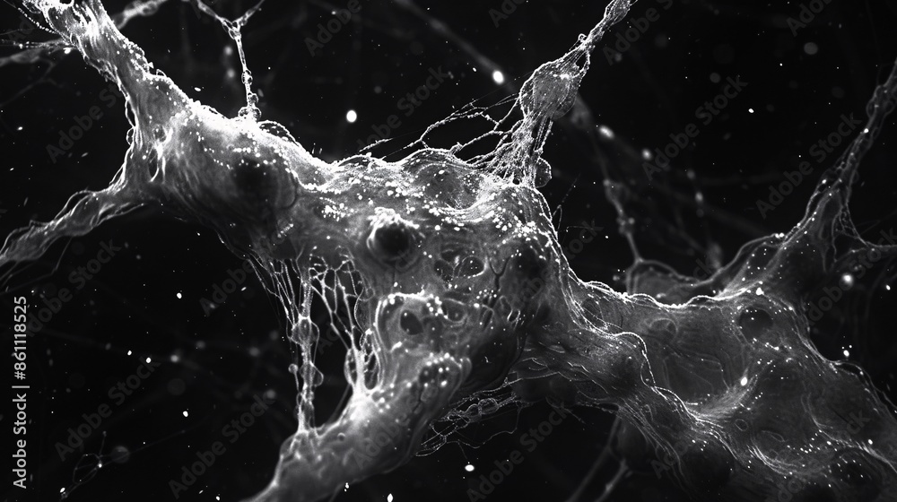 TEM dynamic crosslinking of actin and spectrin proteins maintaining ...