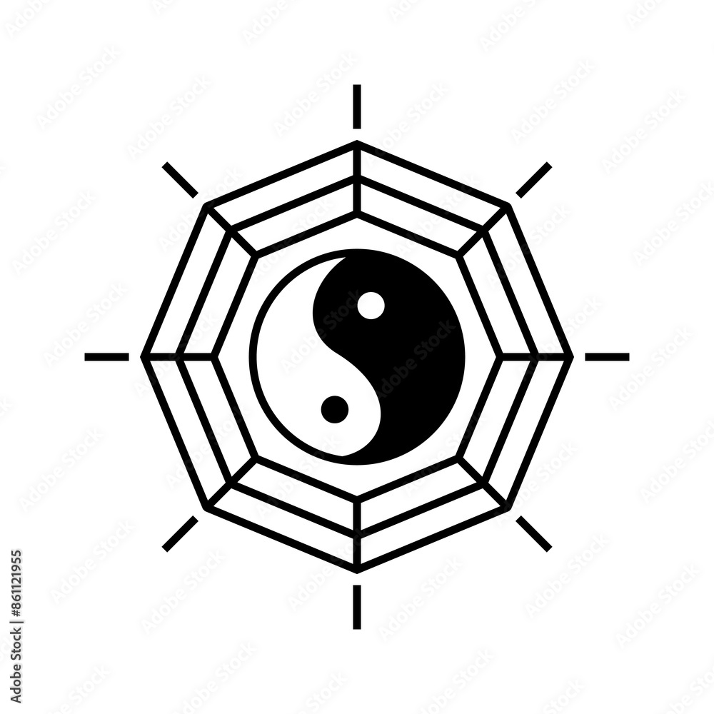 Yin Yang symbol of Chinese phylosophy describes how opposite and ...