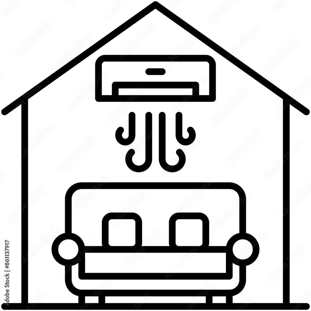 Thermal Comfort Icon. Heat Temperature Control Pictogram Graphic ...