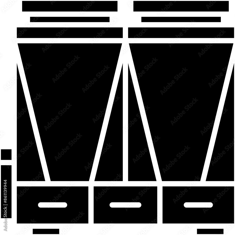 Chiller Icon. Cooling Air Pipe Pictogram Graphic Illustration. Isolated ...