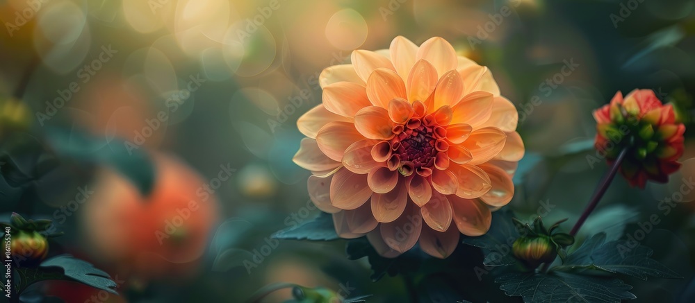 This is an ornate flower that looks alive. This flower is a decoration ...