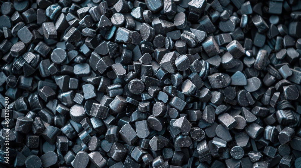 Pile of ecofriendly plastic pellets, high resolution, natural light ...