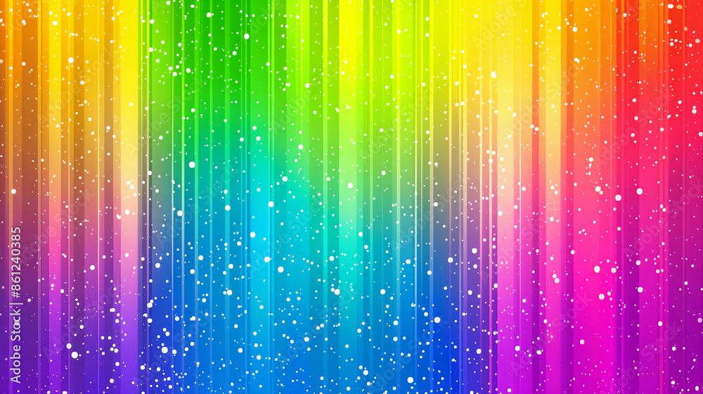 rainbow background, vertical rainbow stripes on the left side of screen ...