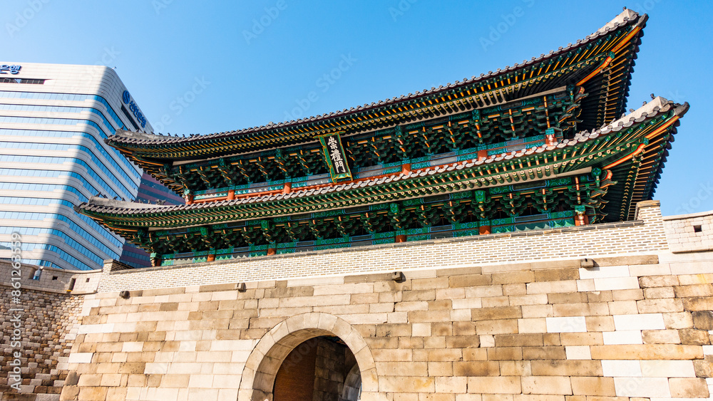 KOREA, SEOUL – April 2024 : Namdaemun Gate in Seoul, alco called ...