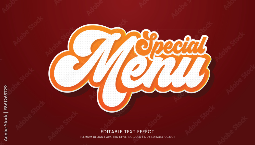 food text effect editable 3d text style template for business logo and ...