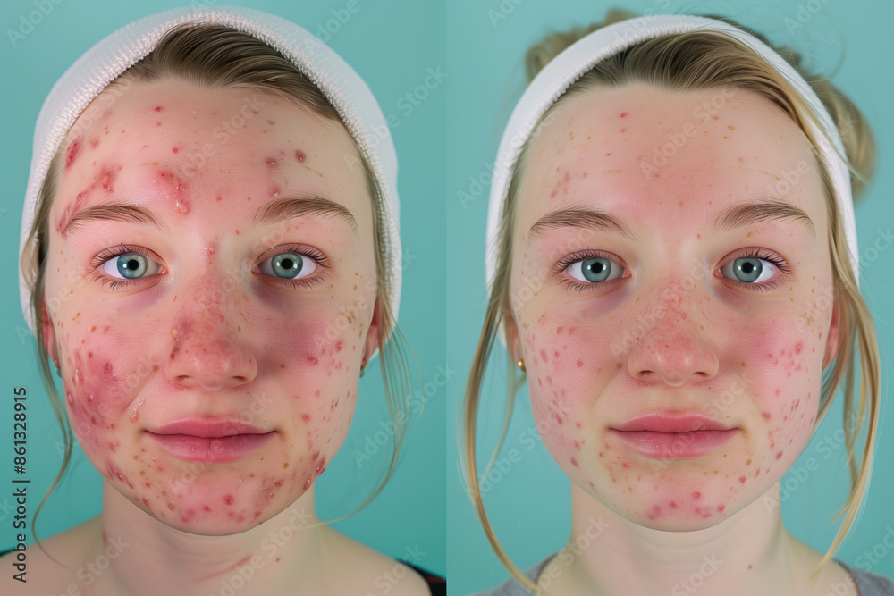 Before & After: Dramatic Transformation of Acne-Prone Skin Through ...