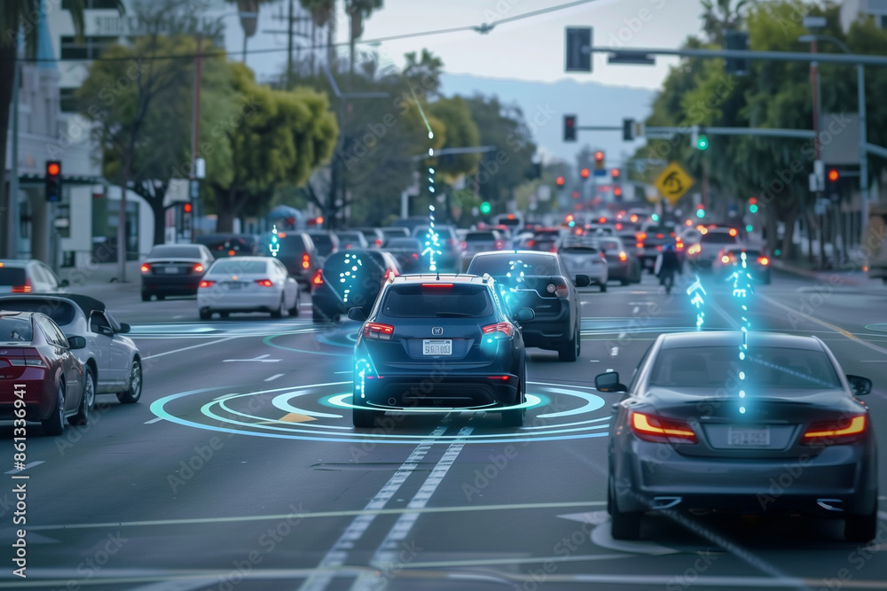 The AI-powered traffic management system employs predictive analytics ...