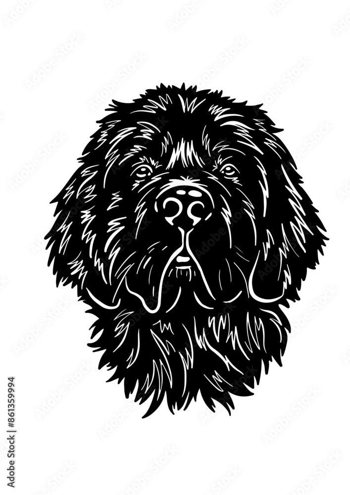 Newfoundland dog SVG, Dog Breed SVG, Dog SVG, Pet SVG, Dog Lover SVG ...