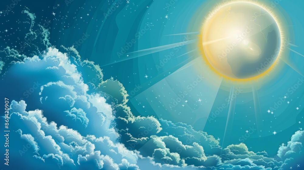 Diagram explaining the ozone layer and its importance in shielding ...