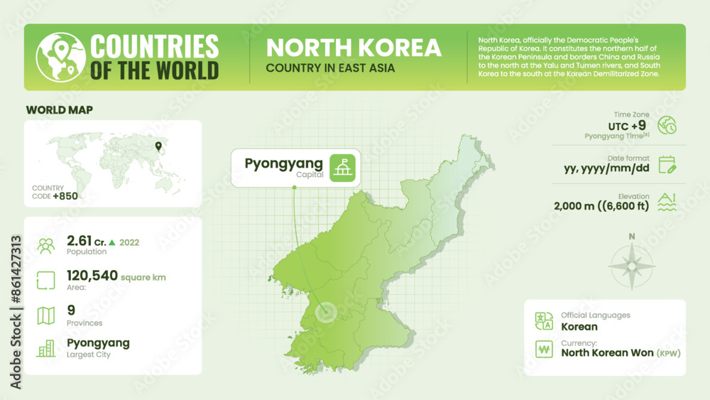 North Korea Map Detailed Insights on Geography, Population and Key ...
