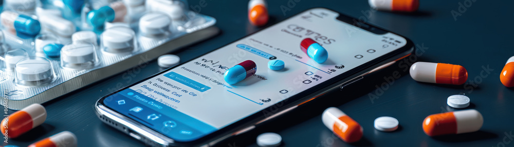 Mobile App Interface for Online Prescription Refill Digital Health Tool ...