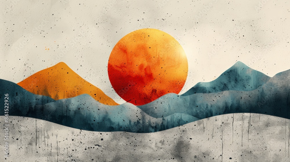 Minimalist Abstract Shapes: Capture a minimalist background with clean ...