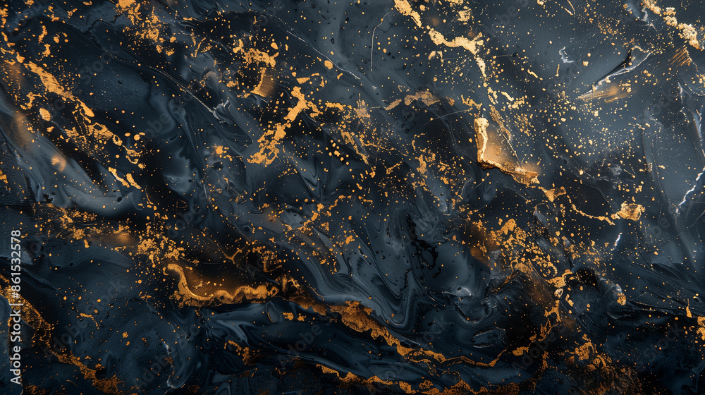 Abstract luxury elegant texture. Deep color and gold stone background ...