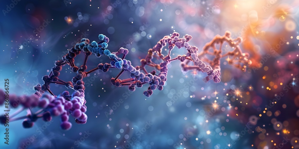 Detailed image showing microRNA binding to mRNA inhibiting protein ...