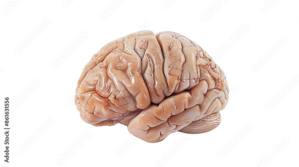 Human brain, transparent background PNG Stock Illustration | Adobe Stock