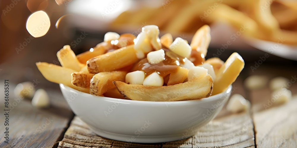 Indulge in poutine with golden fries, cheese curds, gravy, and the ...