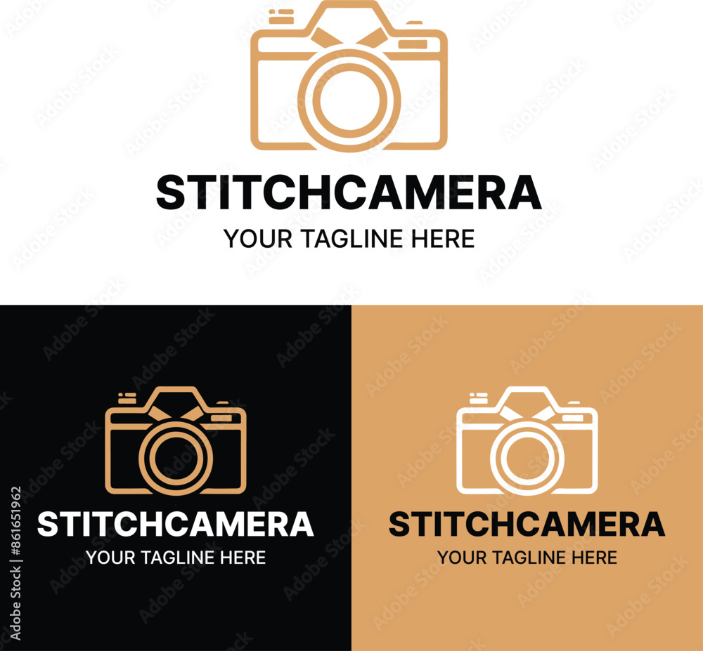 Vetor de Stitch Camera logo, Camera logo, capture logo, picture logo ...