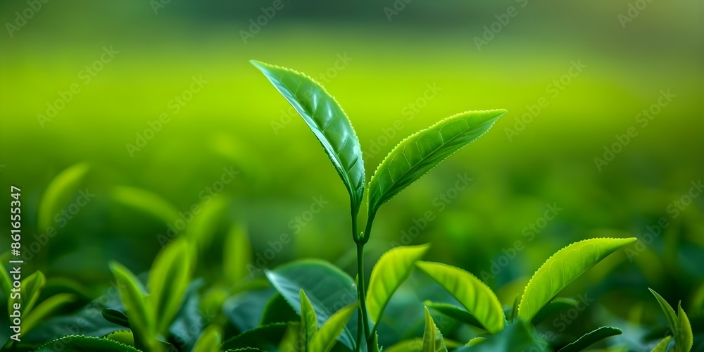Evaluating tea quality based on leaf condition and appearance. Concept ...