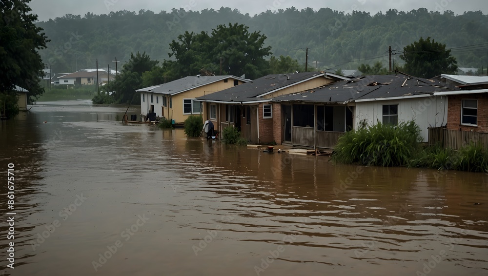 A catastrophic flood, survivors must rebuild their lives while ...
