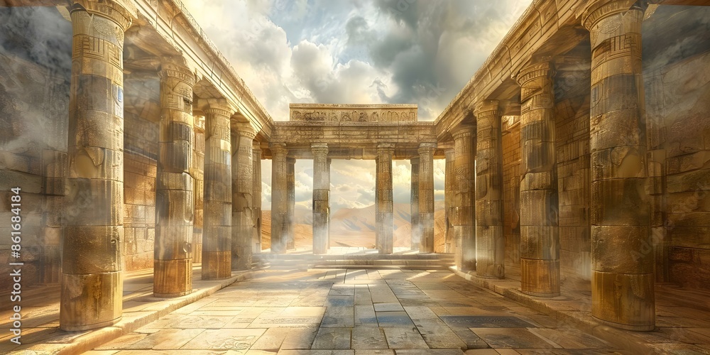 Artistic interpretation of biblical narratives featuring Solomons ...