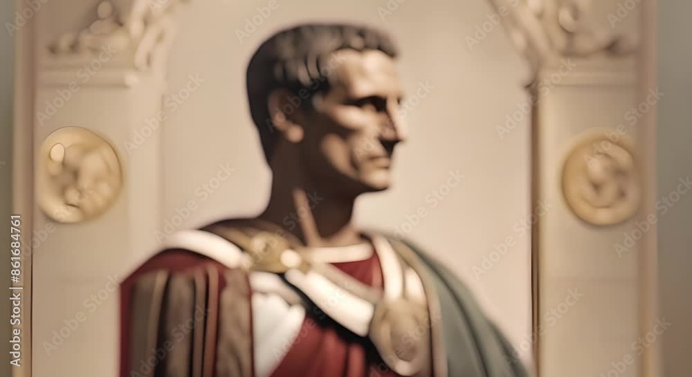 Gus Julius Caesar renowned Roman general statesman iconic historical ...