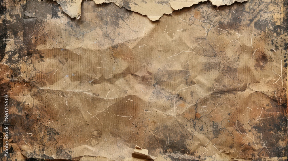 vintage cardboard texture with worn edges grunge overlay template for ...