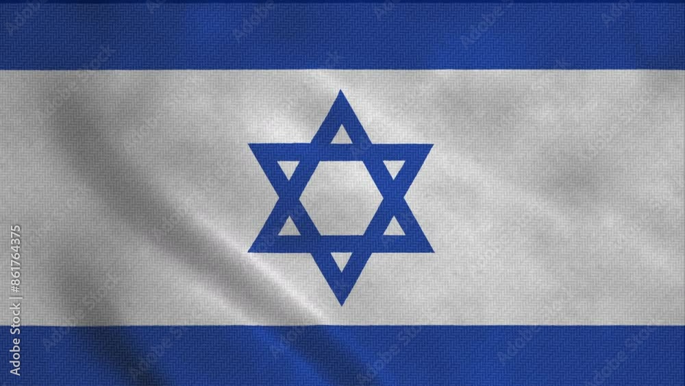 Israel Flag Waving Animation background, Israel flag, Background for ...