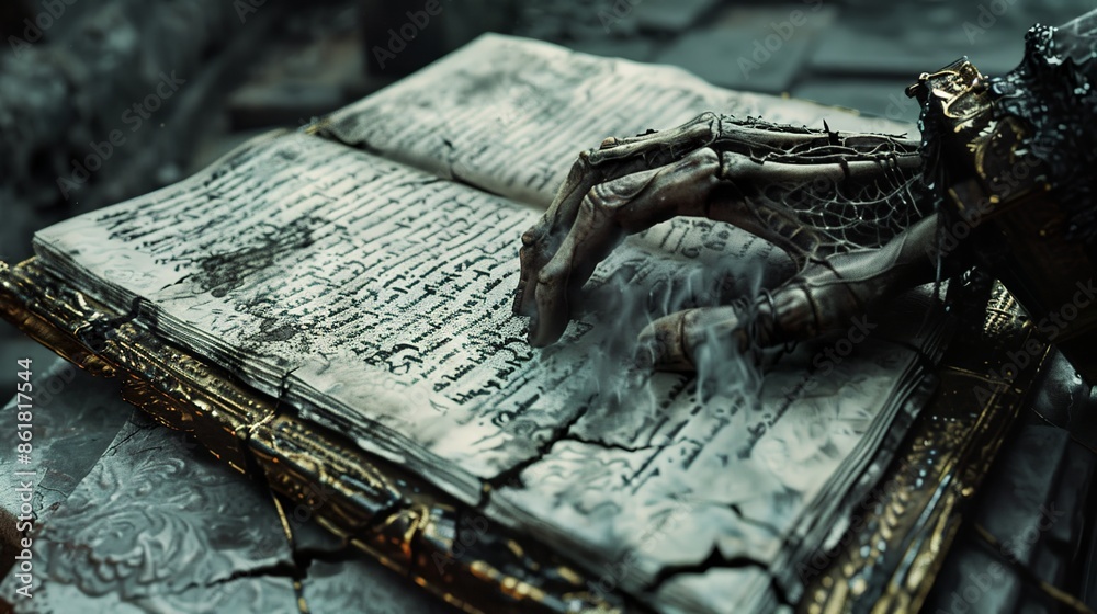 analog masterpiece. an ethereal, gravelly, old and ancient crypt with ...