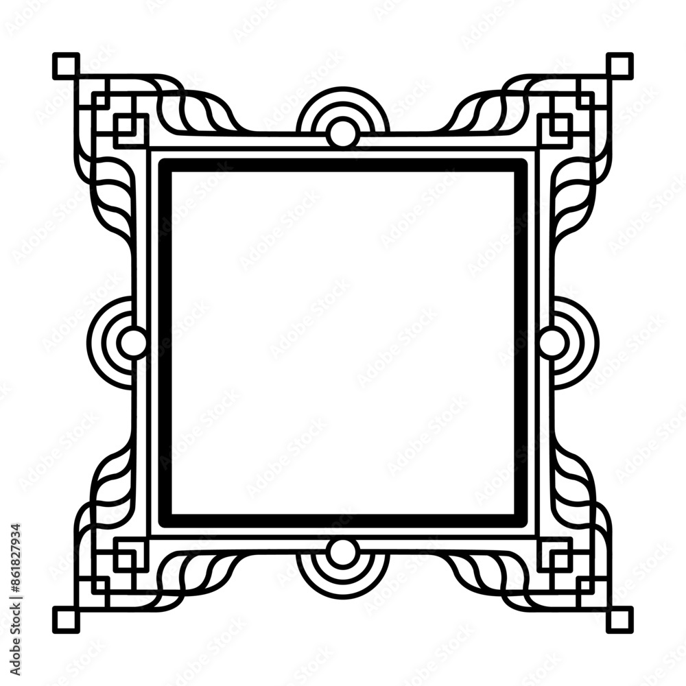 Border Design grafis vector design Stock Vector | Adobe Stock