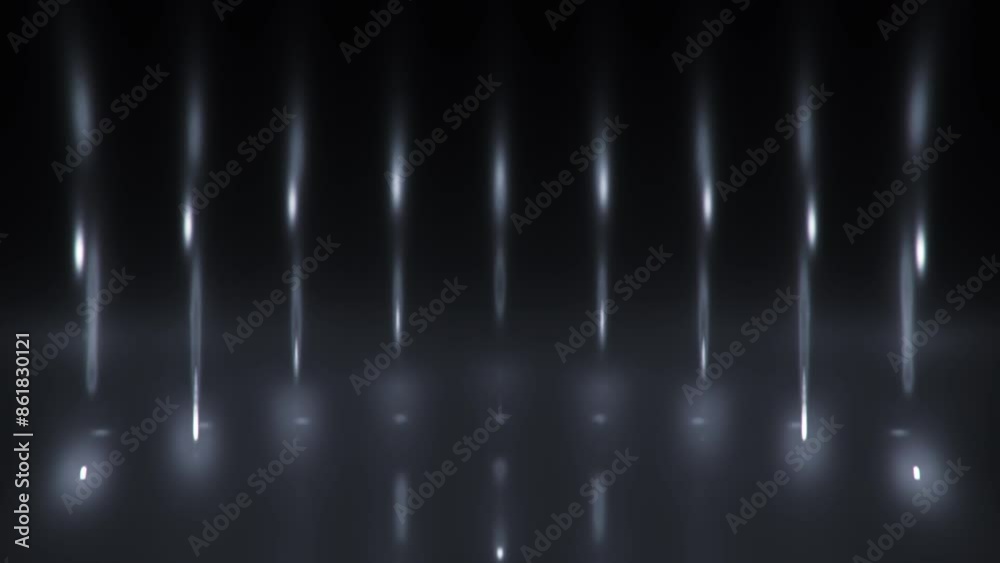 Abstract Light Rays. The soft glow and symmetrical arrangement of the ...