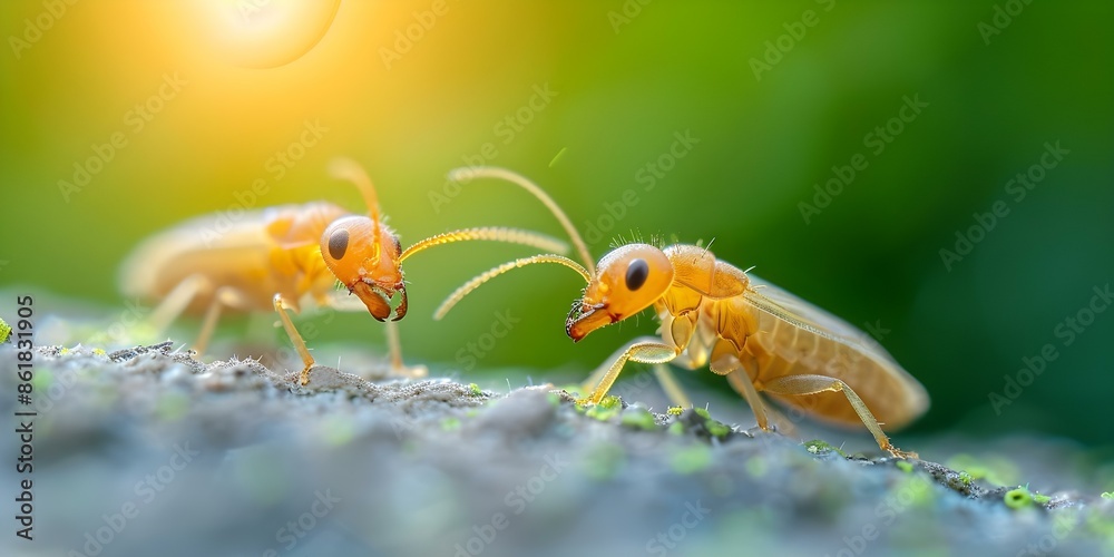 Managing the Risk of Home Insurance with Insect Infestation. Concept ...