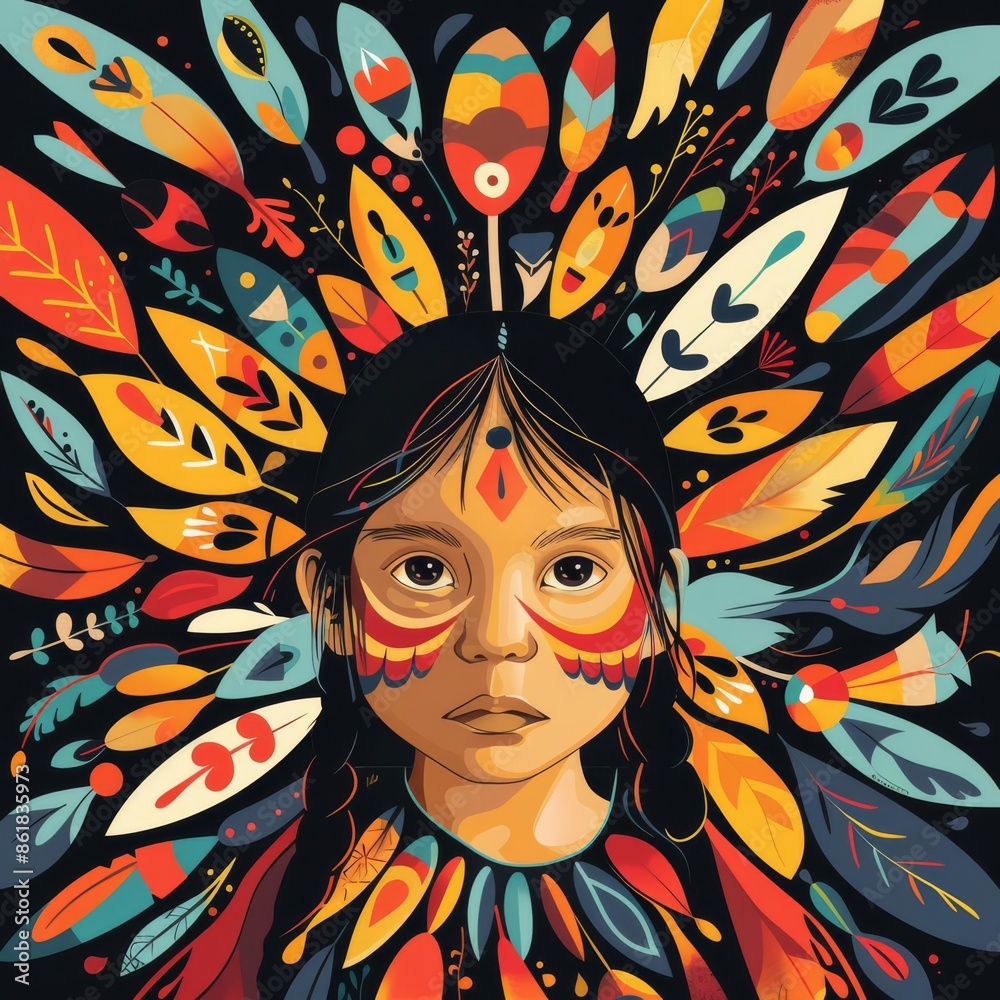 Powerful graphic design for National Indigenous Peoples Day, highlighting Aboriginal Peoples and ...
