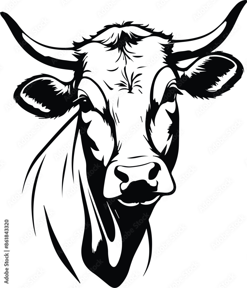 Cow Farm Life Svg, Farm Animal Clipart, Mom Cow Silhouette, Cow outline ...