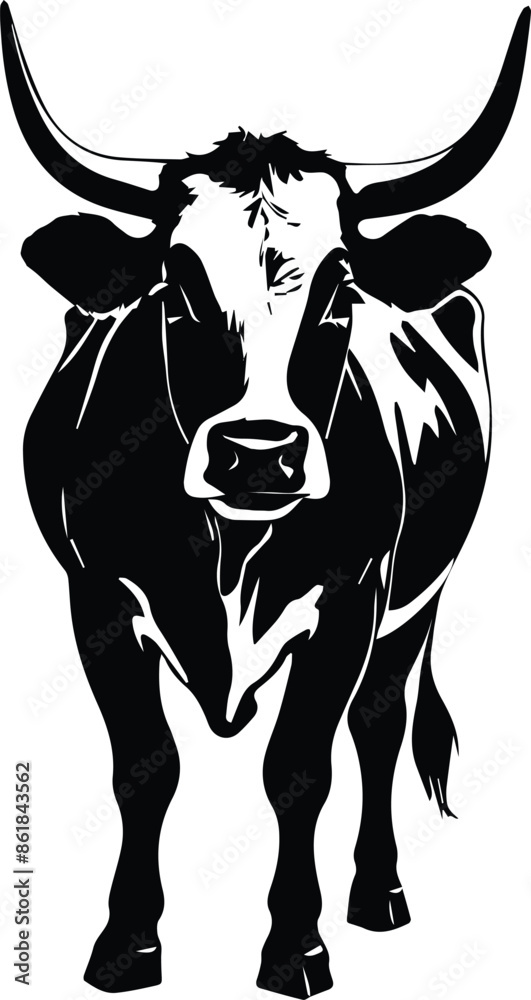 Cow Farm Life Svg, Farm Animal Clipart, Mom Cow Silhouette, Cow outline ...